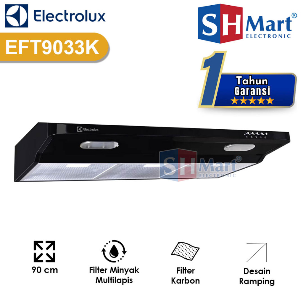 Jual COOKER HOOD ELECTROLUX EFT 9033 K / EFT 9033K / EFT9033K PENGHISAP ...