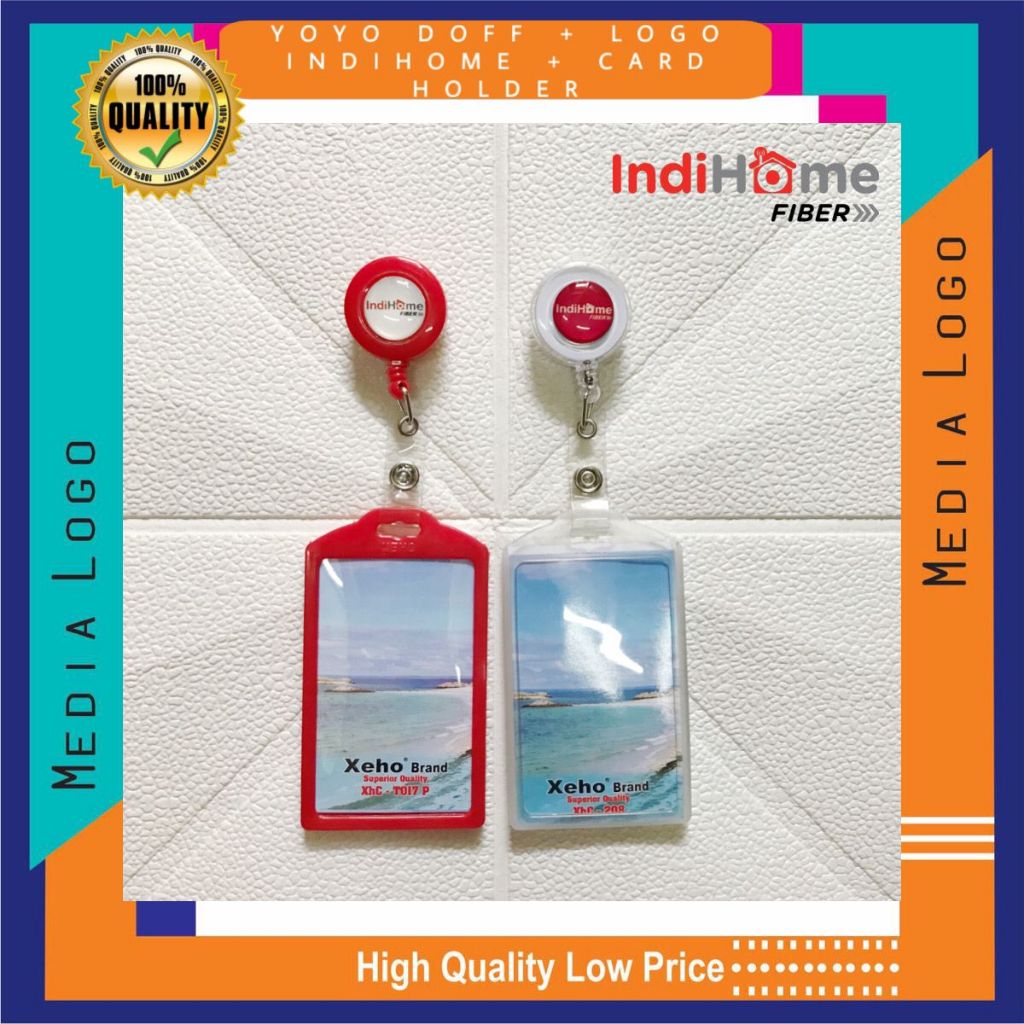 Jual YOYO GANTUNGAN ID CARD +CARD HOLDER INDIHOME (PAKET MURAH ...