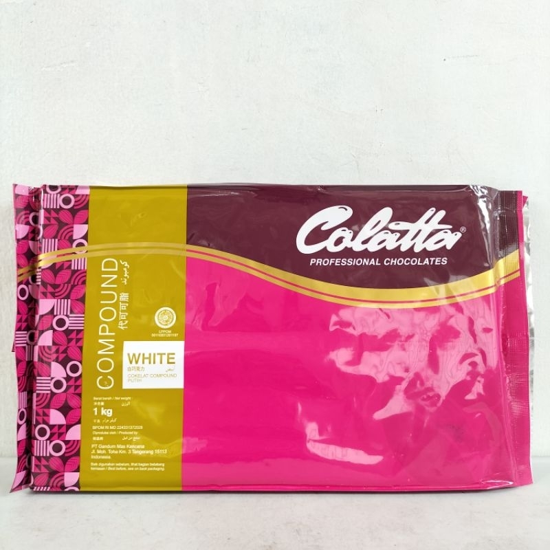 Jual DCC Colatta White Compound kemasan 1 kg | Shopee Indonesia