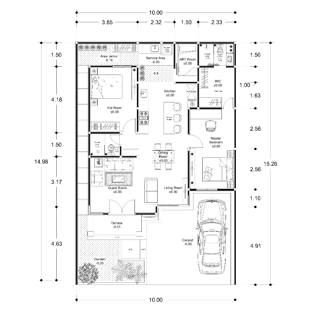 Jual Jasa Gambar Denah 2D / Desain Layout Rumah 2D | Shopee Indonesia