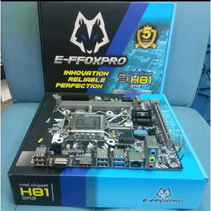 Jual MOBO H81 MURAH / MAINBOARD H81 NVME LGA 1150 DDR3 + HDMI BARU ...