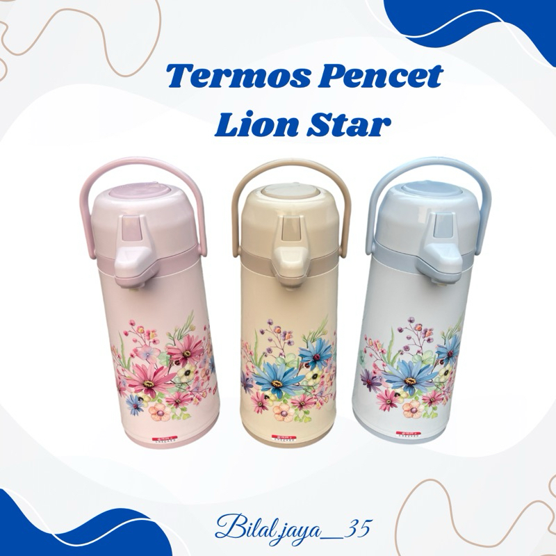 Jual Termos Air Panas / Termos Pompa / Termos Pencet LION STAR PAP 2000 - PAP 2500 | Shopee ...