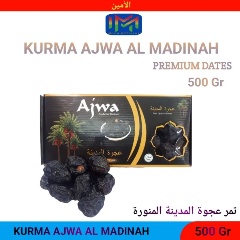 Jual Kurma Ajwa 1 Kg | Kurma Nabi Premium Original Zifara Kemasan Dus ...
