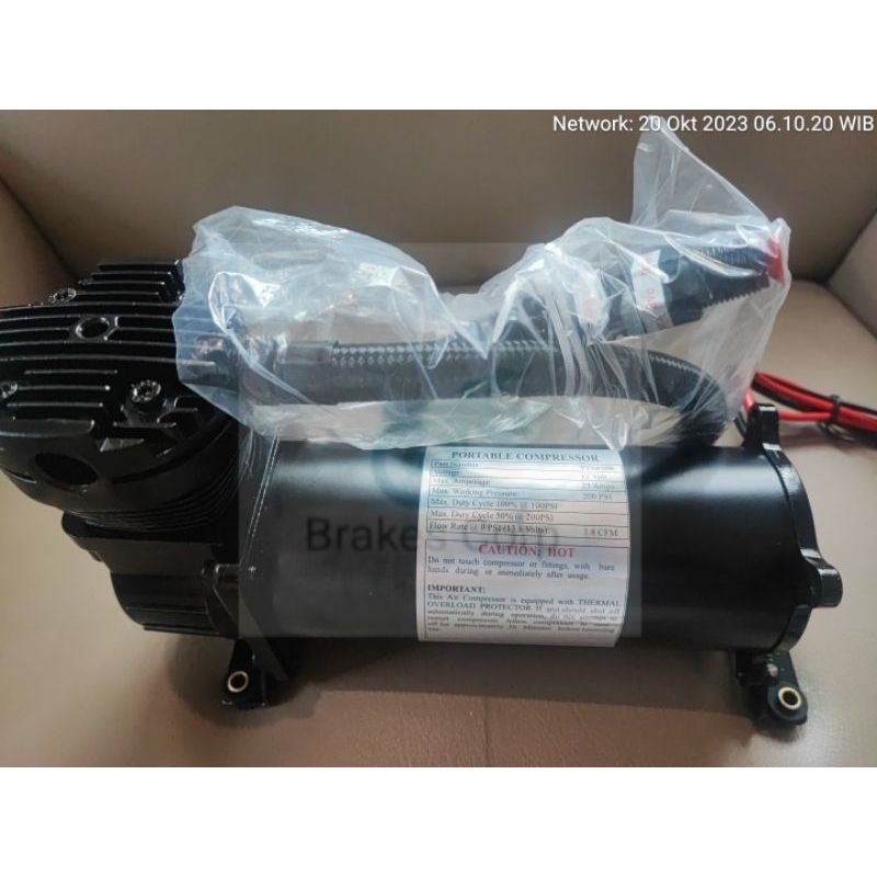 Jual Kompresor Portabel dengan pressure switch kapasitas 150-200 psi ...