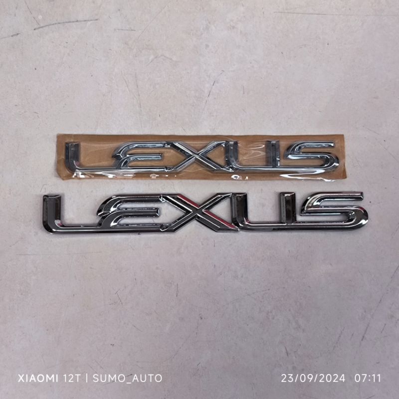 Jual emblem tulisan LEXUS | Shopee Indonesia