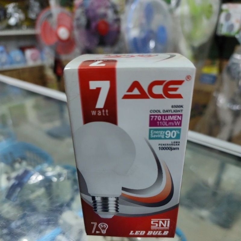 Jual Lampu led ace 7 watt cahaya putih | Shopee Indonesia