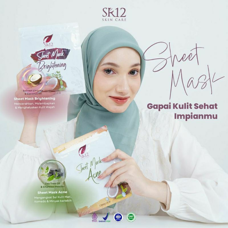 Jual SHEET MASK ACNE SR12 MEMBANTU MENGURANGI JERAWAT | Shopee Indonesia