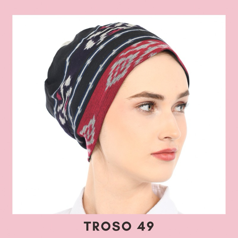 Jual Kaloka turban etnik beanie hijab topi kupluk - Troso 49 | Shopee ...