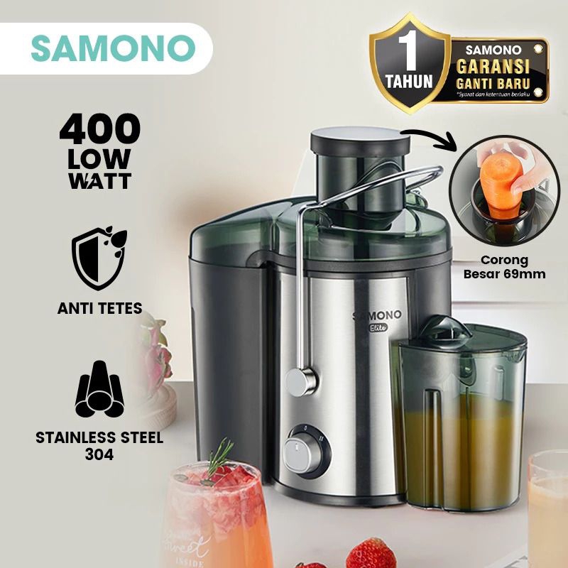 Jual SAMONO Extractor Juicer ELITE SW-JE400 Mesin Juice Buah Sayur ...