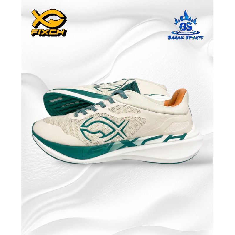 Jual Sepatu Fixch Original BREEZE - BEACH / GREEN / WHITE, Sepatu Lari ...