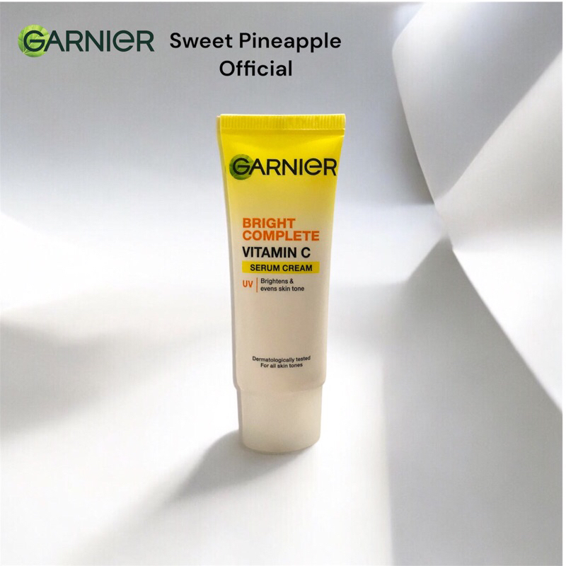 Jual Garnier Bright Complete UV Vitamin C Serum Cream 20ml - Cream Siang | Shopee Indonesia