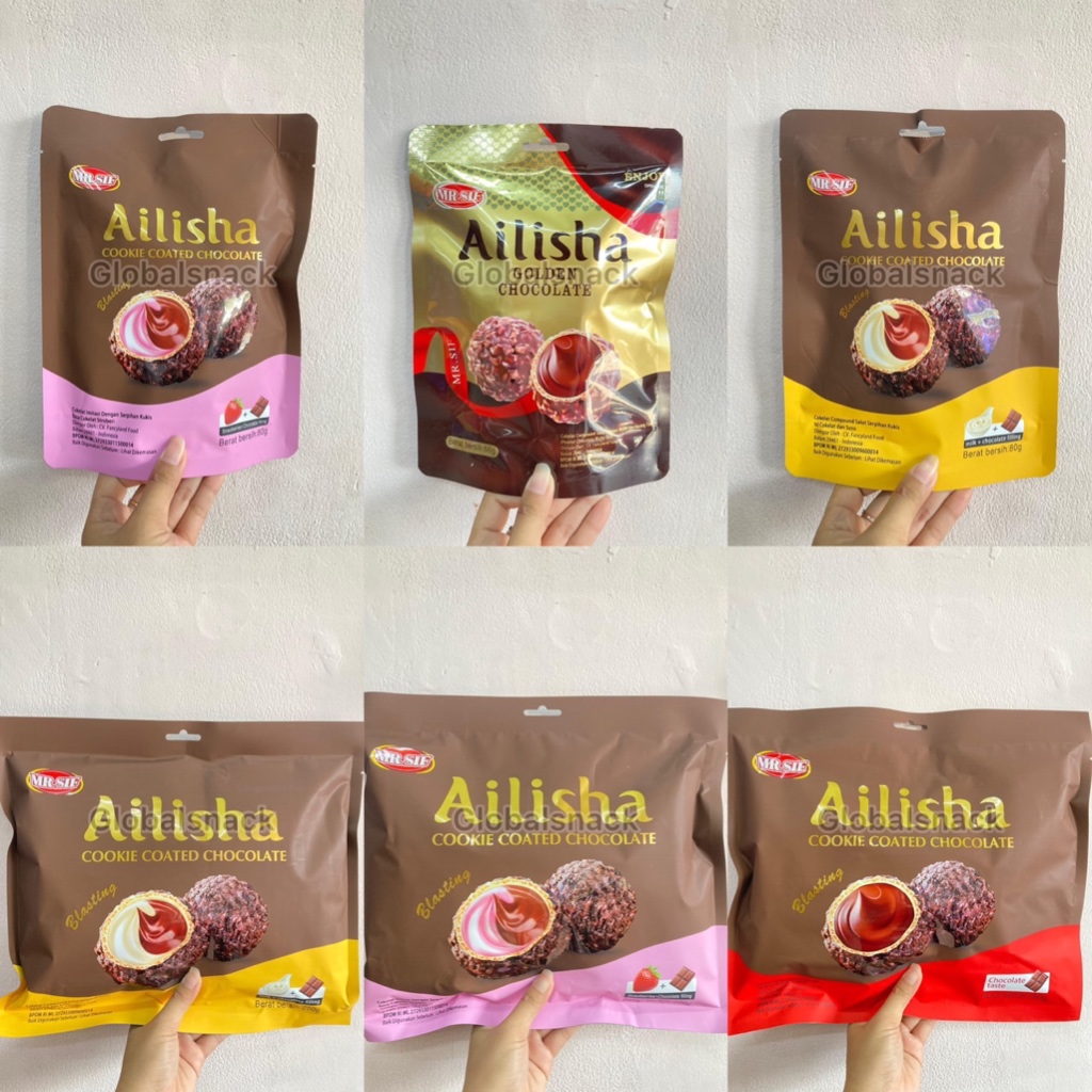 Jual AILISHA MR SIF COOKIE COATED CHOCOLATE BALL COOKIES | Shopee Indonesia