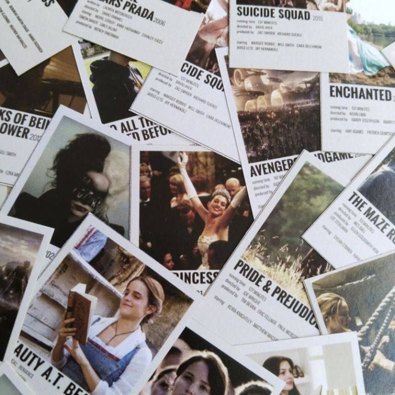 Jual [ 𝐌𝐈𝐍 𝐎𝐑𝐃𝐄𝐑 𝟖𝐤] 16 pcs Movie Sticker / Movie List Sticker ...