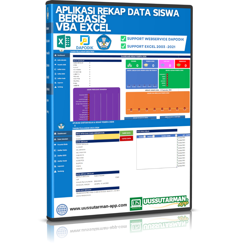 Jual Aplikasi Rekap Data Siswa Berbasis Excel - Koneksi Webservice ...