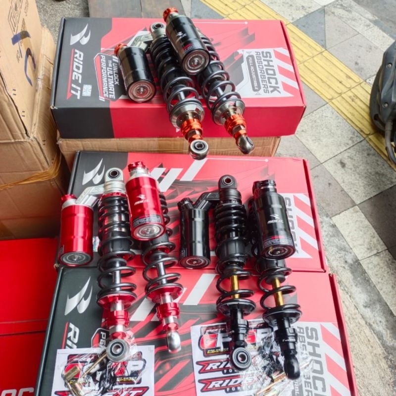 Jual skok ride it tipe NEW EXTREEM gen2 double click fungsi shock ...