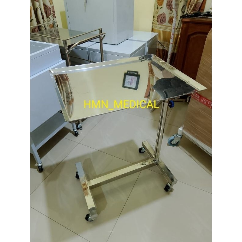 Jual Meja mayo/meja makan pasien rumah sakit STAINLESS | Shopee Indonesia