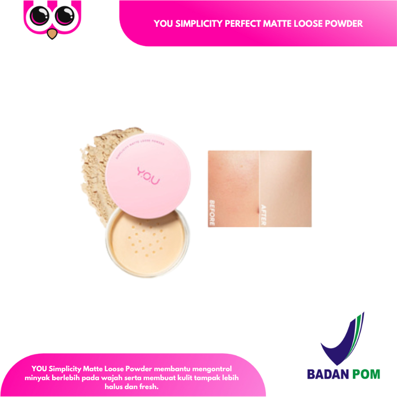 Jual YOU SIMPLICITY PERFECT MATTE LOOSE POWDER / BEDAK TABUR BY Y.O.U ...