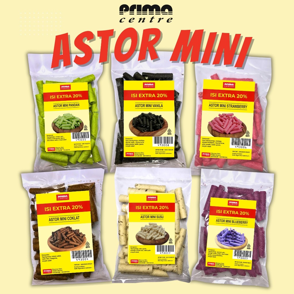 Jual (PS3) ASTOR MINI WAFER ROLL BARCELONA / MORENA RASA PANDAN VANILA ...