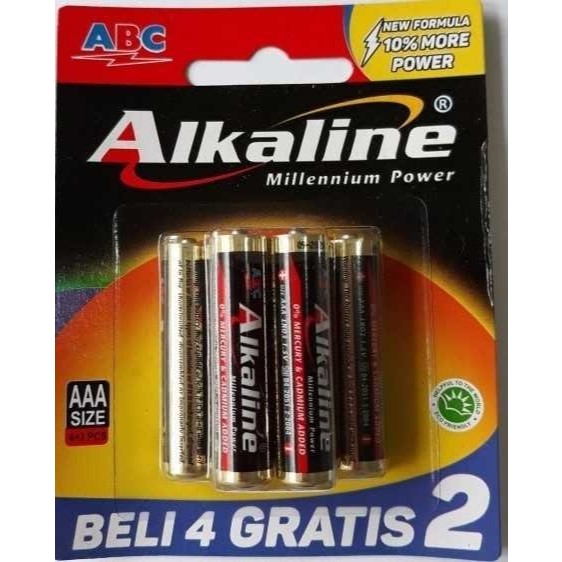 Jual Baterai / Battery ABC Alkaline AAA isi 2/6 pcs - ORIGINAL ...