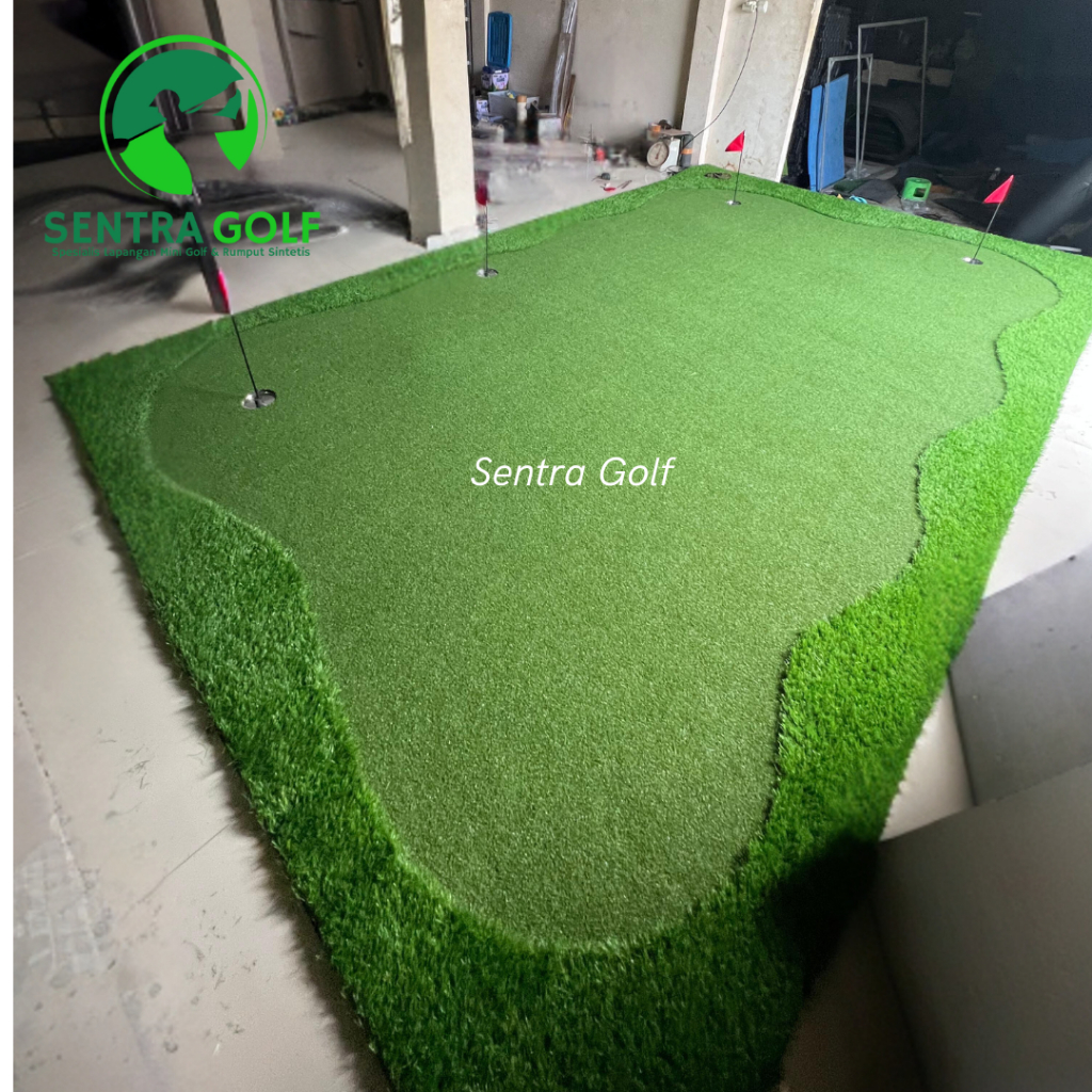 Jual Lapangan Mini Golf Portable / Putting Green Golf / Mini Putter Mat ...