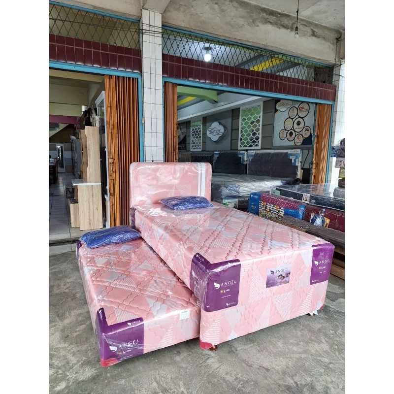 Jual springbed bed 2 in 1 sorong Angel 120x200 100x200 | Shopee Indonesia