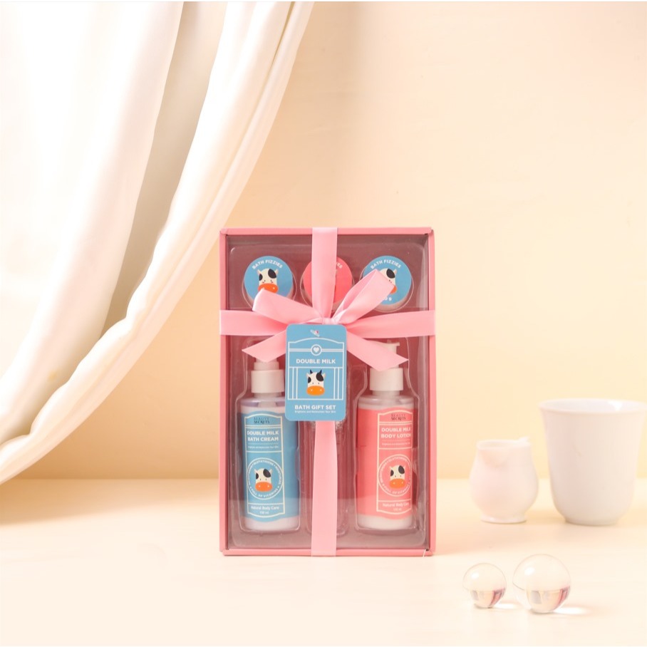 Jual BEAUTY SECRETS - DOUBLE MILK GIFT SET | Shopee Indonesia