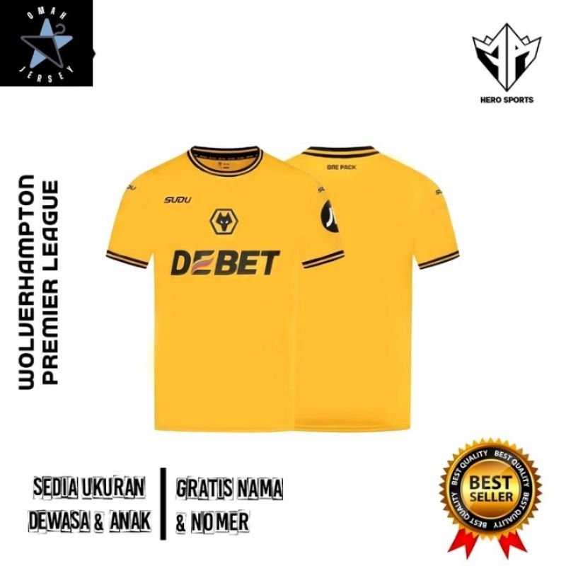 Jual Jersey Wolverhampton FC Premier League GRATIS REQUEST NICK NAME ...