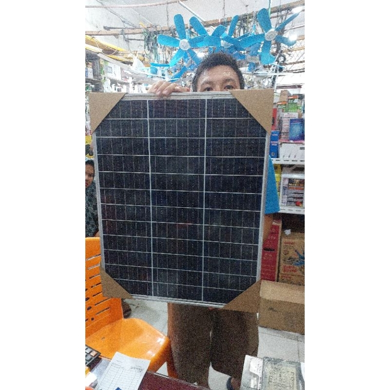 Jual panel solar 30wp/+ PALET KAYU panel surya 30wp/ | Shopee Indonesia