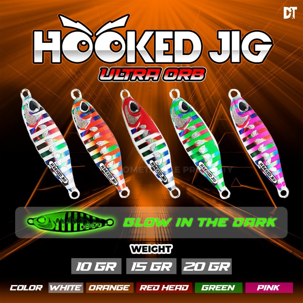 Jual Hooked Jig Premium Ultra ORB Micro Jig Metal Jig Umpan Pancing Jigging 10 15 20 Gram GID ...