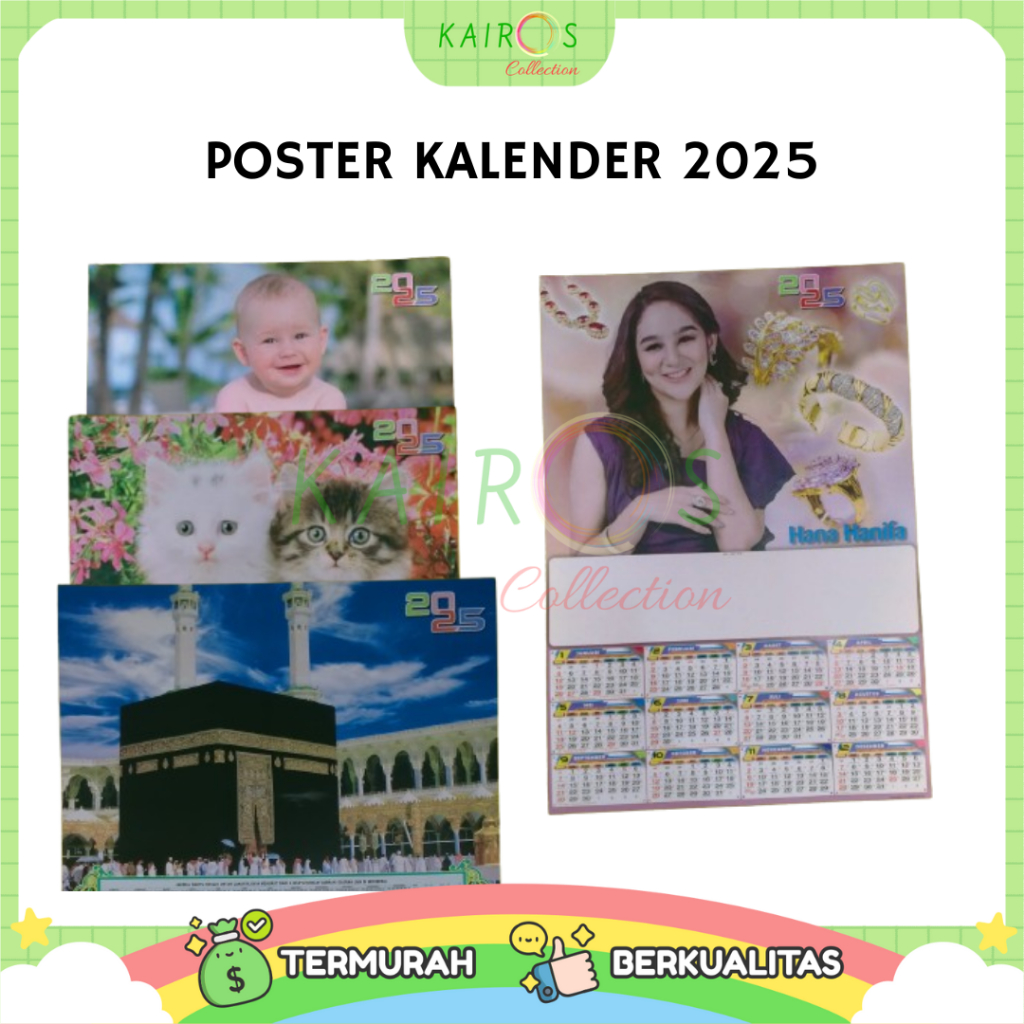 Jual Poster Kalender Dinding Poster 2025 | Shopee Indonesia