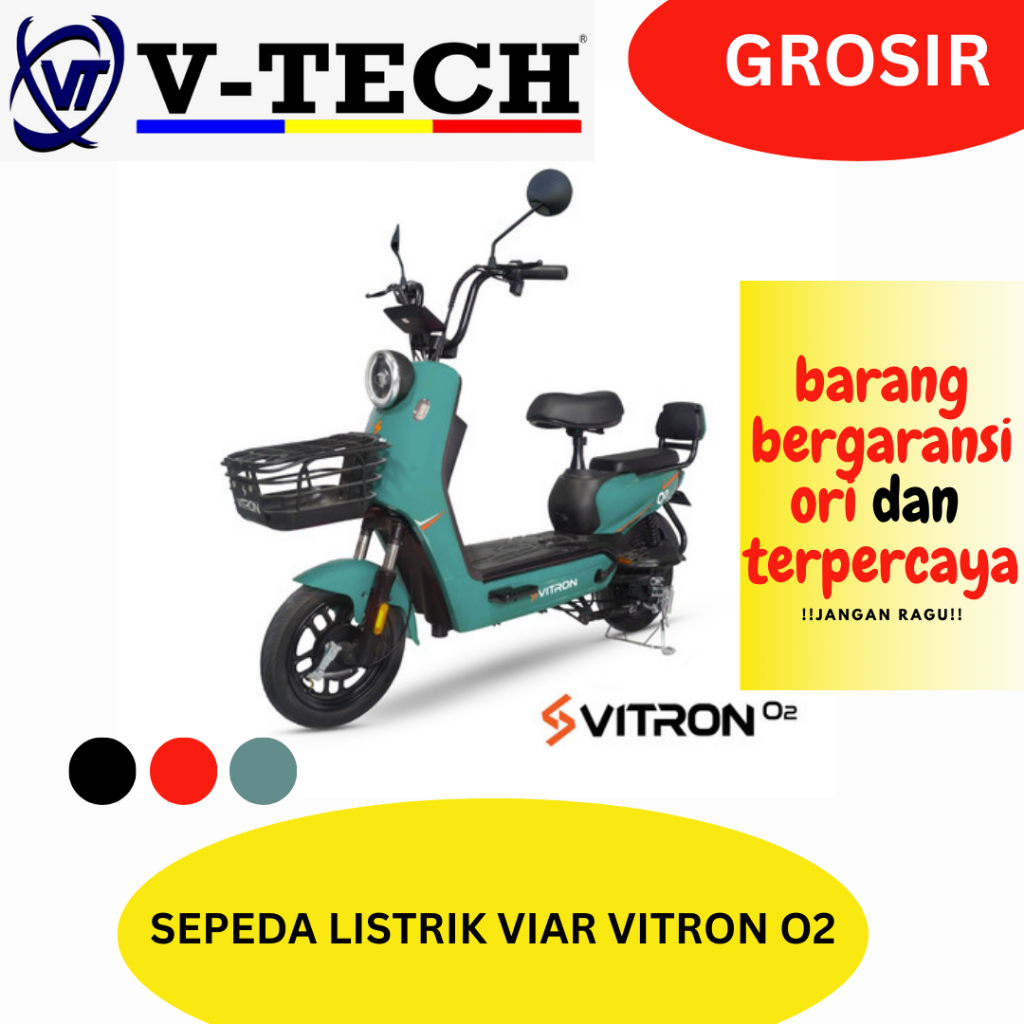 Jual SEPEDA LISTRIK VIAR VITRON O2 | Shopee Indonesia