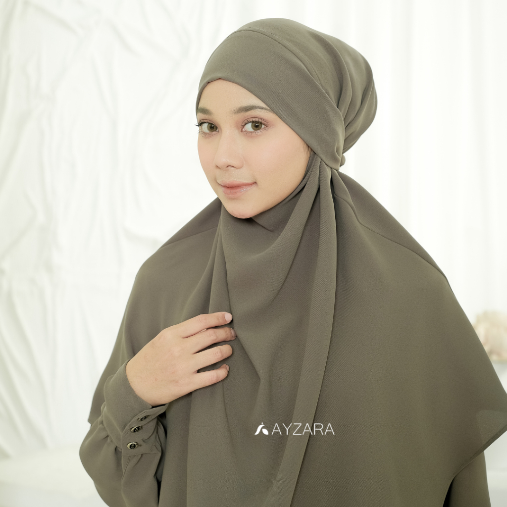 Jual AYZARA - Jilbab Hijab Kerudung Bergo Instan French Khimar Cadar Tali Sadya Niqab Syari ...