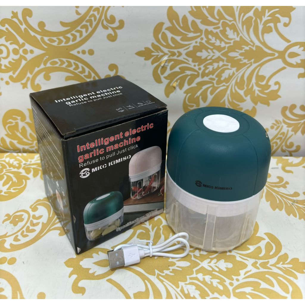 Jual CHOPPER MINI MKC KIMISO JT-02 / JT-03 ELEKTRIK USB CHOPPER 250ML | Shopee Indonesia