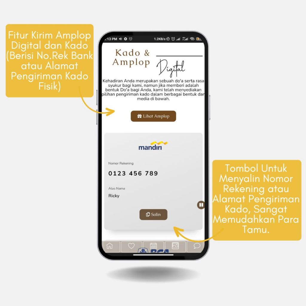 Jual Undangan Digital Pernikahan Tema Precious Undangan Website | Shopee Indonesia