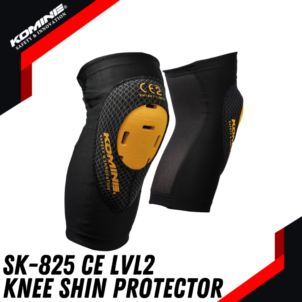 Jual Komine SK-825 CE LV2 Knee Shin Guard Pelindung Lutut Protector ...