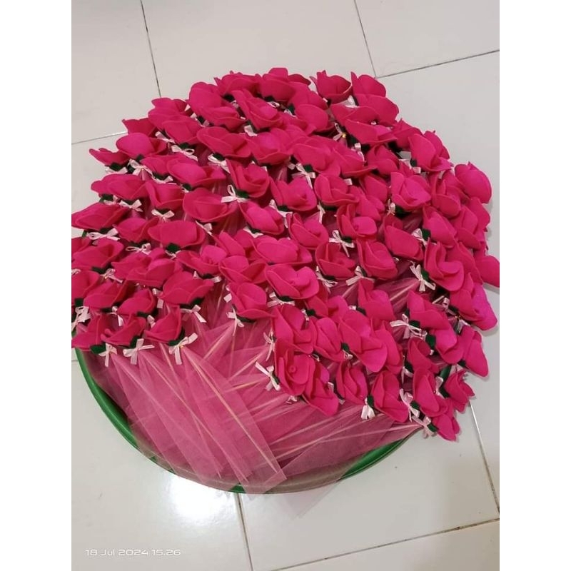 Jual BUNGA TELUR AQIQAH PENGANTIN ( PINK ) Akikah/Khatam/Maulid ...