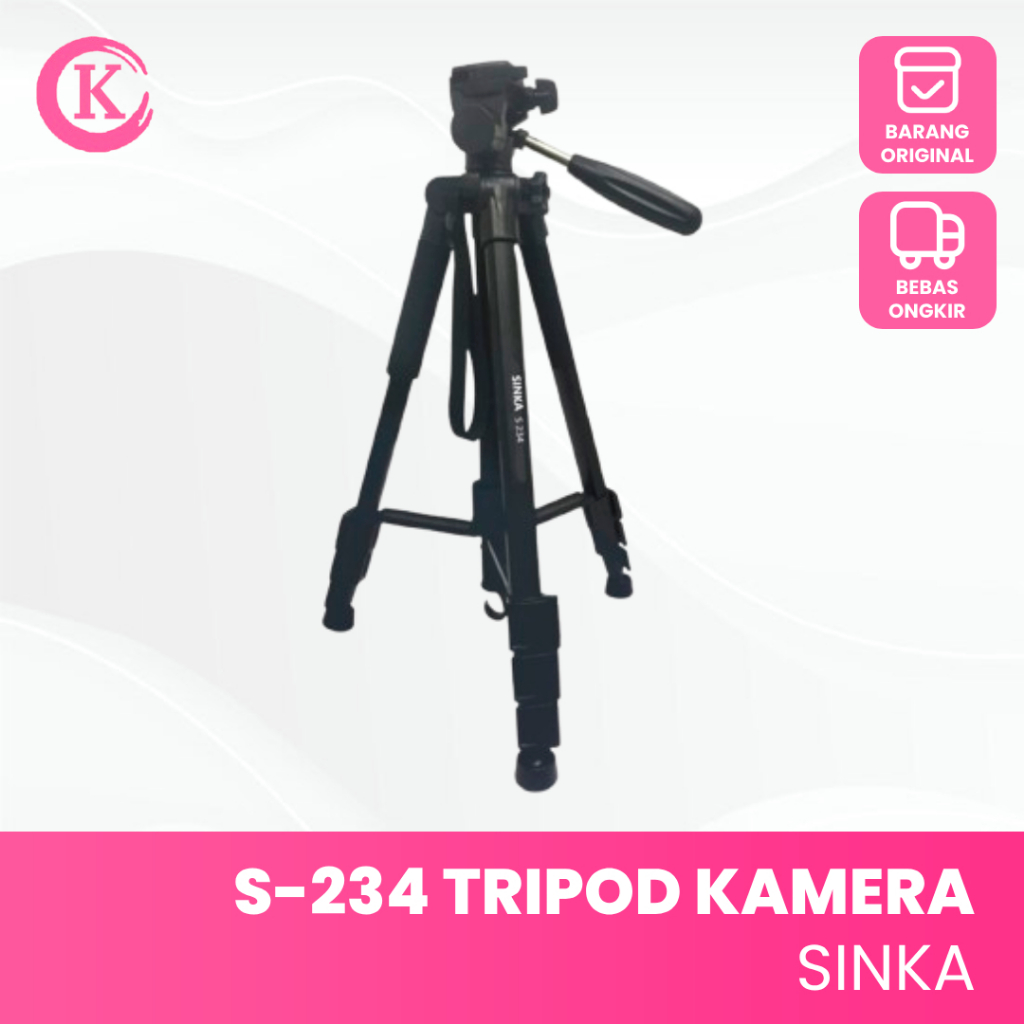Jual SINKA S-234 Tripod Monopod Kamera + Free Bag | Shopee Indonesia