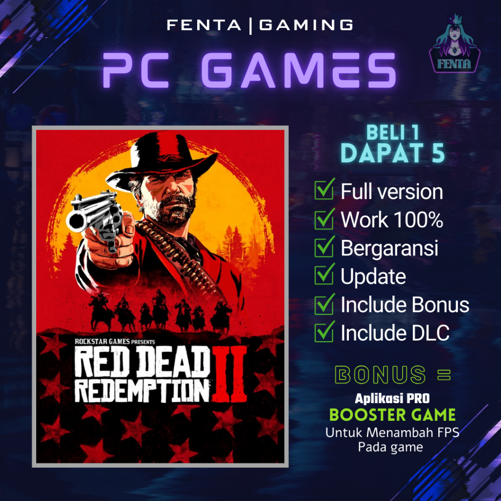 Jual RED DEAD REDEMPTION 2 - GAME PC - GAME LAPTOP | Shopee Indonesia