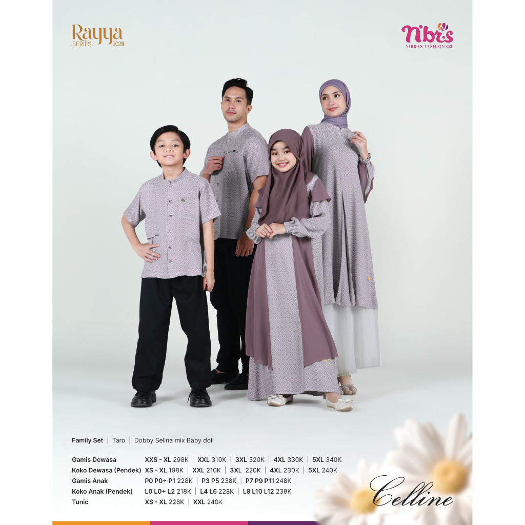 Jual RAYYA SERIES NIBRAS CELLINE TARO 2025 - COUPLE NIBRAS CELLINE TARO 2025 | Shopee Indonesia