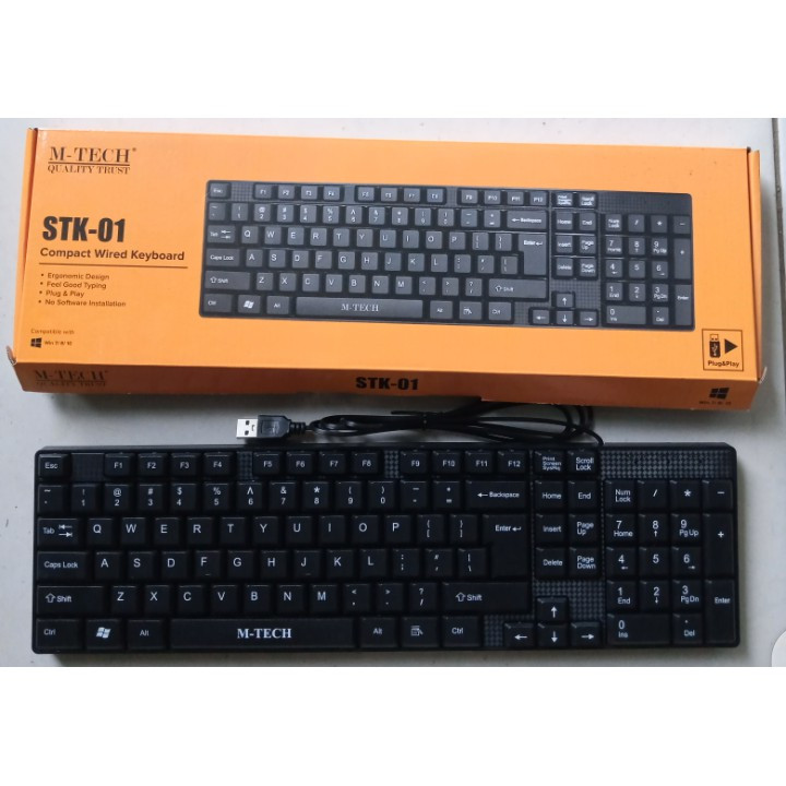 Jual KEYKeyboard USB Mtech M-Tech STK 01 - keyboard | Shopee Indonesia
