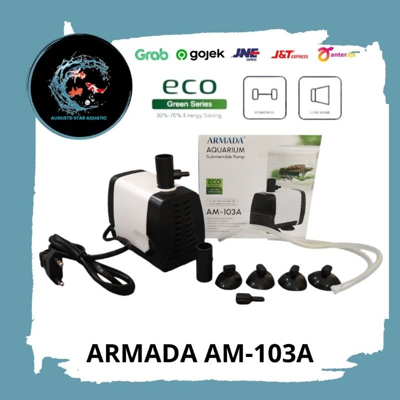Jual Armada AM-103A Pompa Celup Aquarium Kolam | Shopee Indonesia