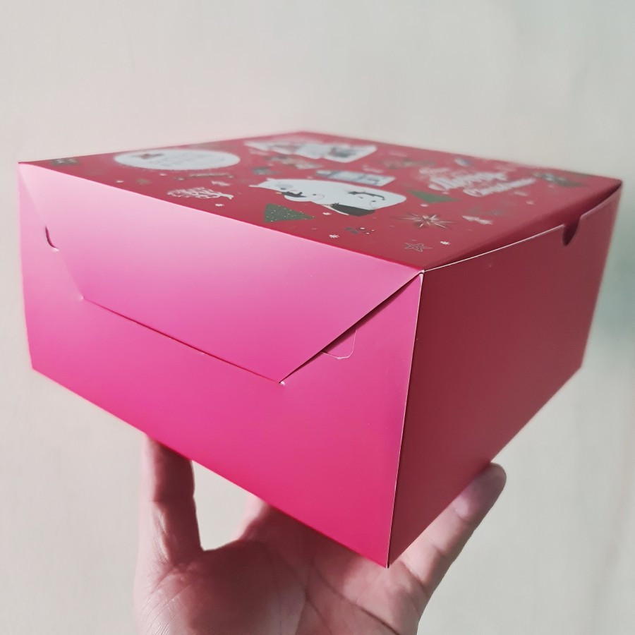 Jual ( 5 Pcs) Dus Hampers Cookies Natal Box Packaging Christmas Design ...