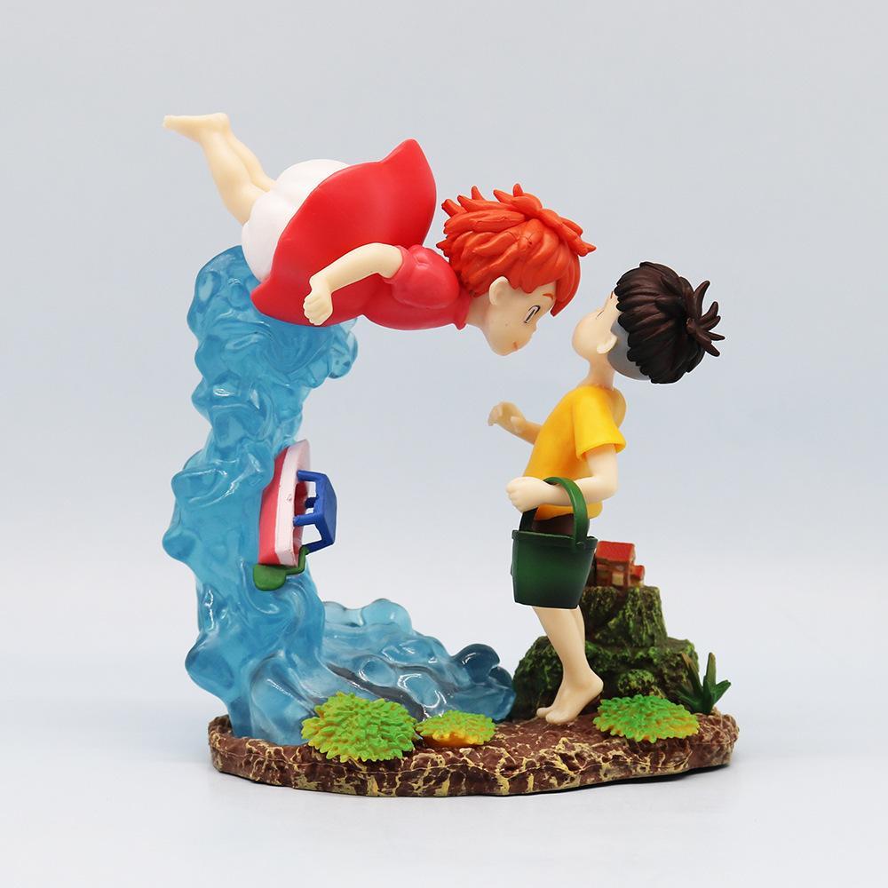 Jual Action Figure Ghibli Collection Ponyo x Sosuke By Wind Studio ...