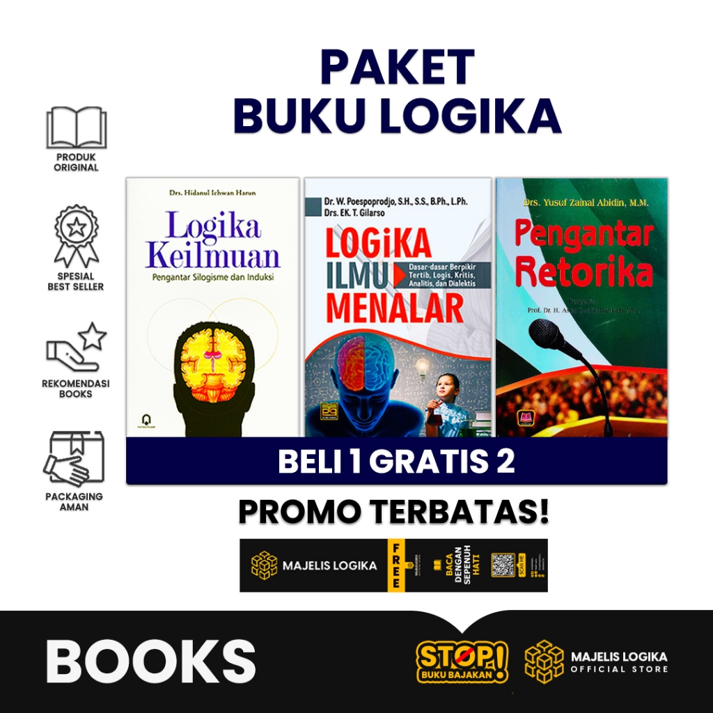 Jual Paket 3 Buku Pengantar Logika | Shopee Indonesia