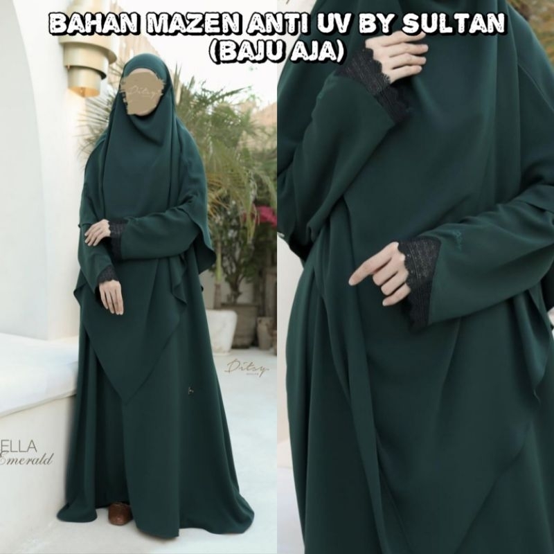 Jual Larella Mazen Emerald by Ditsy Moslem (Size L) | Shopee Indonesia
