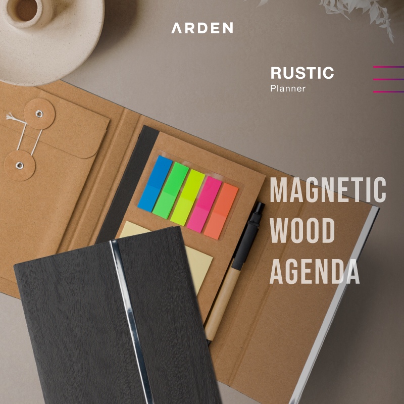 Jual ARDEN Sticky Notepad Rustic - Buku Planner Jurnal Agenda Kantor ...