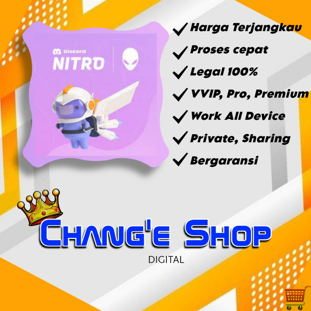 Jual NITRO DISCORD 1 TAHUN PROSES CEPAT!!! FULL GARANSI!!! | Shopee ...