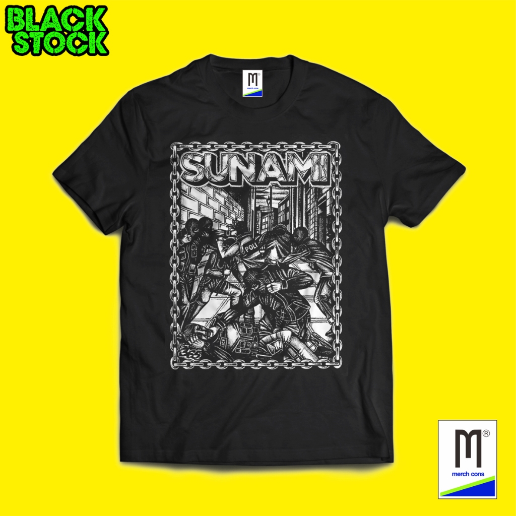 Jual KAOS BAND SUNAMI TAG MERCHCONS SIZE USA/LUAR | KAOS BAND BOOTLEG ...