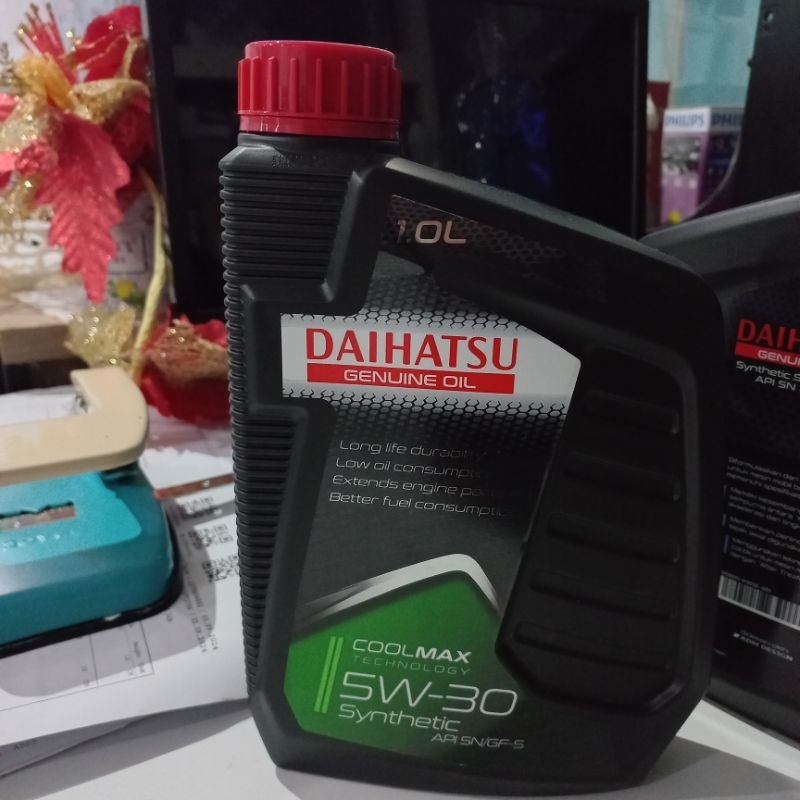 Jual DGO 5W-30 SN 1L (DAIHATSU GENUINE OIL) NEW KEMASAN | Shopee Indonesia