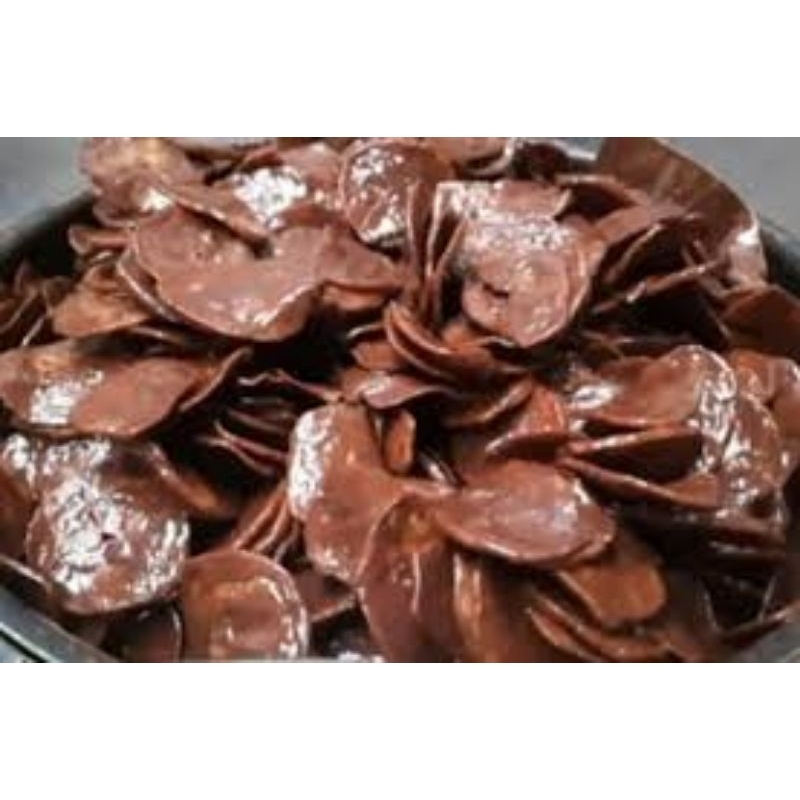 Jual 1kg KERIPIK PISANG COKLAT LUMER RENYAH CEMILAN SNACK ZAHRA ...